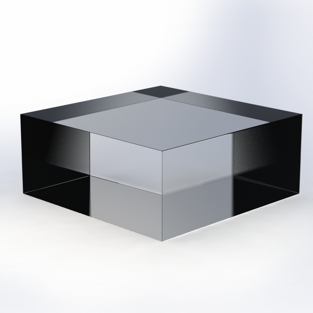 Mirart Inc: Acrylic Block 3" x 3" x 1-1/4" thick, 1-1/4 inch Blocks ...