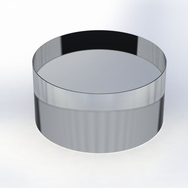 Mirart Inc: Acrylic Disk 3" diam. x 1-1/2" thick, Acrylic Rounds, RND3112
